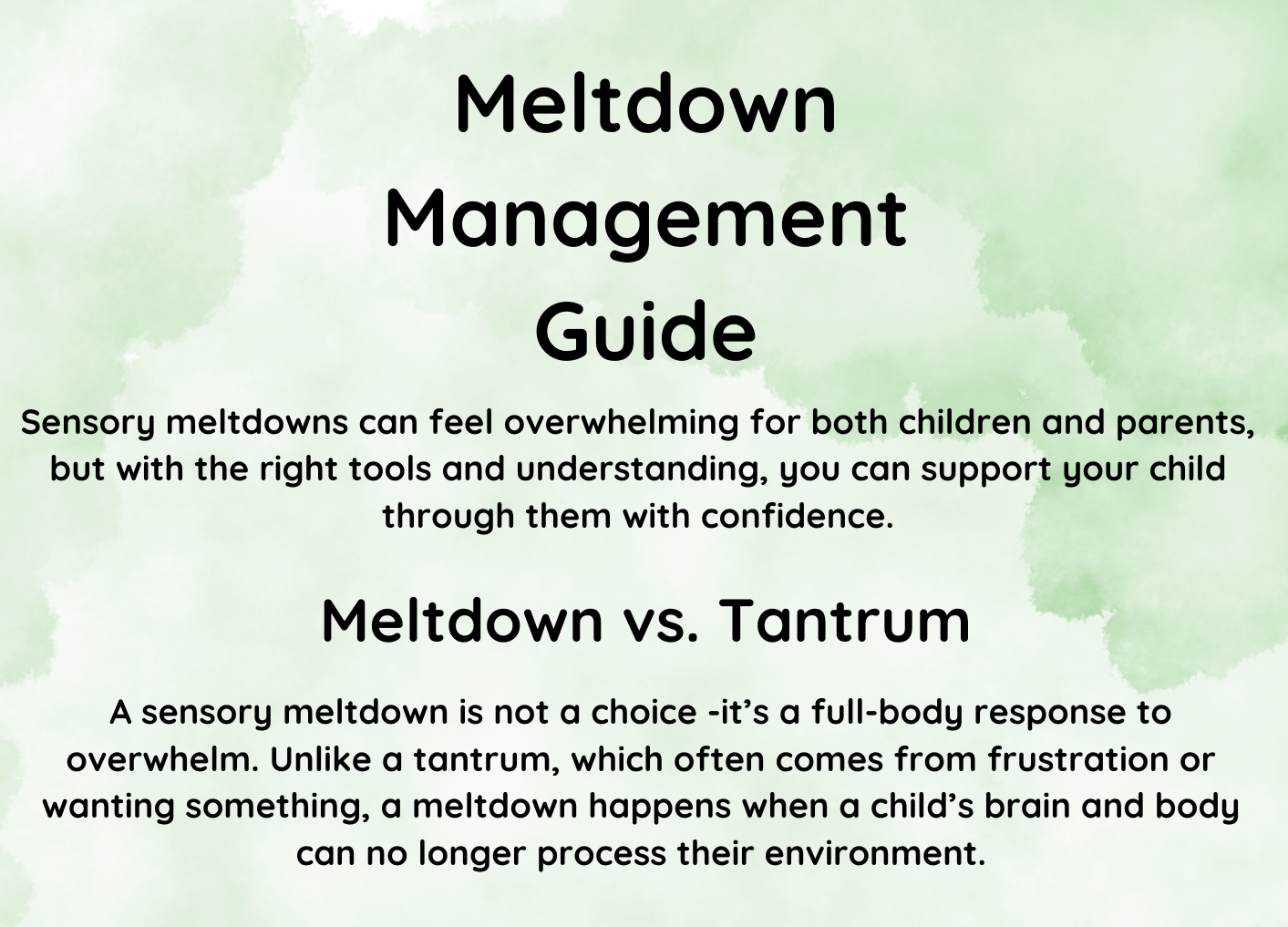 Meltdown Management Guide – Comfa
